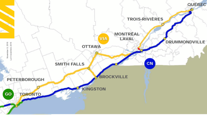 RFQ issued for Toronto to Quebec high frequency rail project - Ontario ...